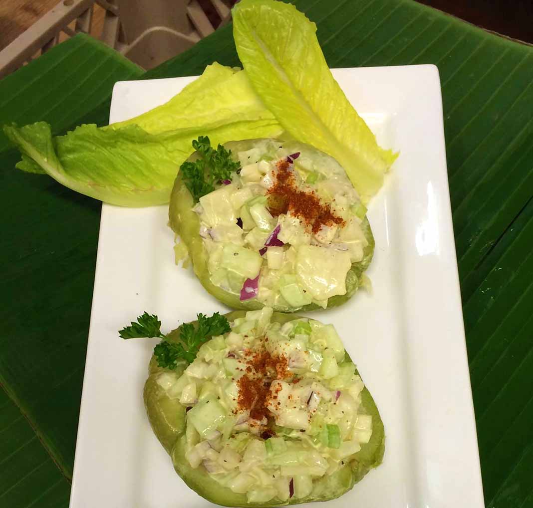 Chayotes rellenos, una receta saludable y bien sabrosa – Chefs Jaime y ...